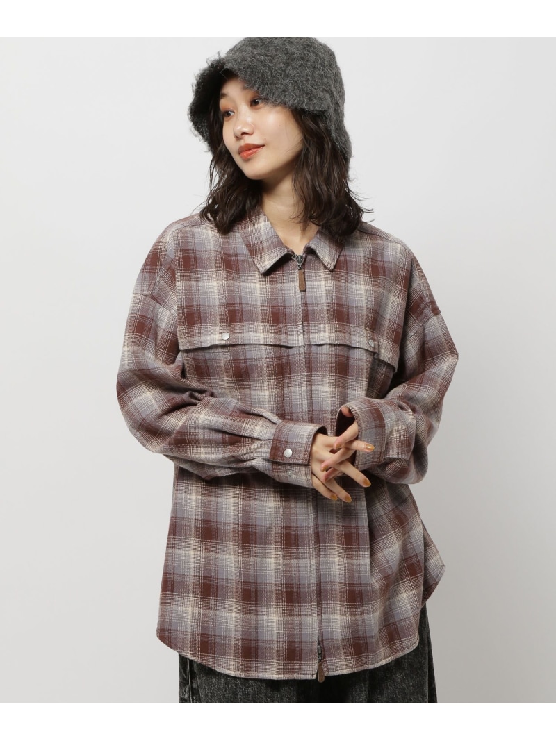 【楽天市場】【SALE／40%OFF】バックフリンジ ZIPシャツ niko and ... ニコアンド トップス シャツ・ブラウス オレンジ ブラック ブルー【RBA_E】【送料無料 ...