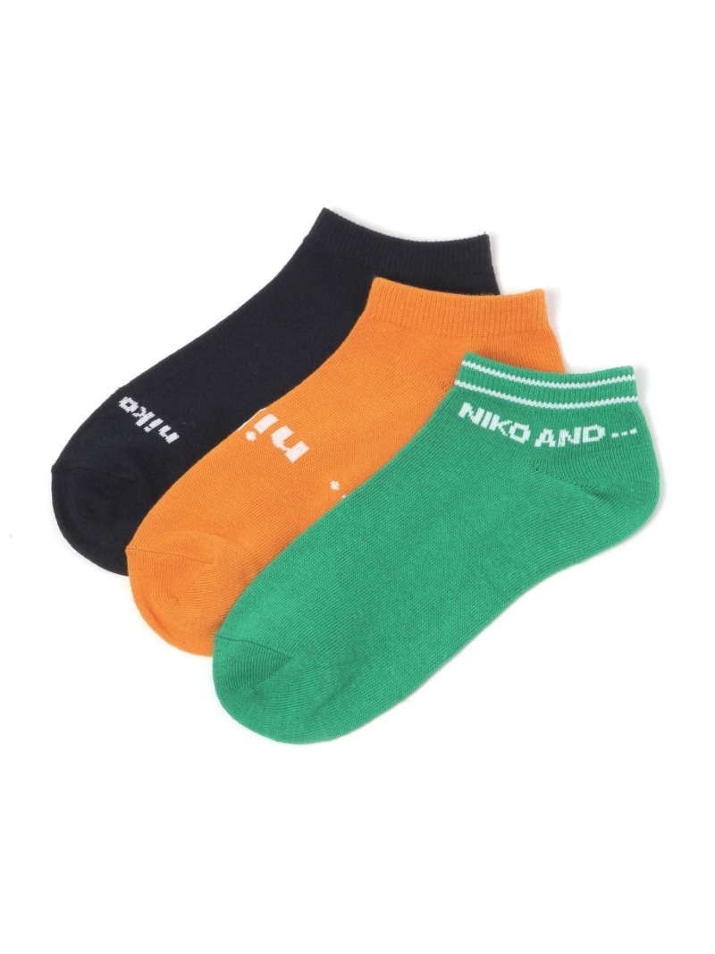 【楽天市場】オリジナル3SETスニーカーソックス niko and ... ニコアンド 靴下・レッグウェア 靴下 ブラック ホワイト[Rakuten Fashion]：niko and ...