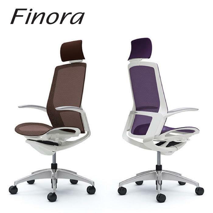 【楽天市場】＜期間中ポイント10倍＞Finora フィノラ エクストラハイバック ホワイトボディ ホワイトパネル メッシュシート ポリッシュ脚 ...
