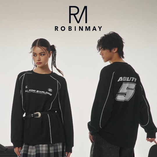 【楽天市場】ROBINMAY ロビンメイ F143 RM RM EVO x JKS AGILITY コラボ トレーナー トップス 綿100% ...