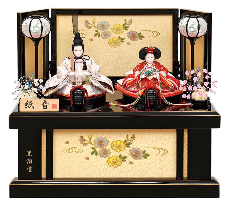 【楽天市場】雛人形 ひな人形 雛 コンパクト 収納飾り 親王飾り 恵翠作 紙音 京十四番親王(大) 【2025年度新作】 h073-fz-4l12-aa-234：人形屋ホンポ特急／雛人形五月人形