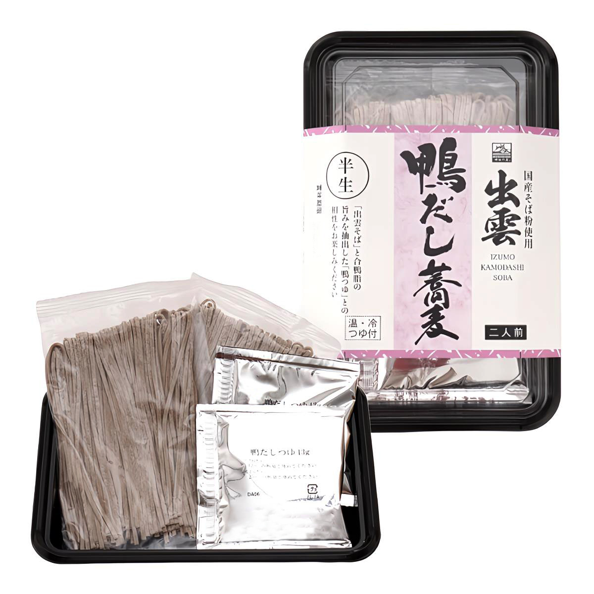 【楽天市場】そば [なかたか] 国産そば粉使用 出雲 鴨だし蕎麦 286g(めん 100g×2、つゆ 43g×2) /出雲そば 鴨そば 国産 ...
