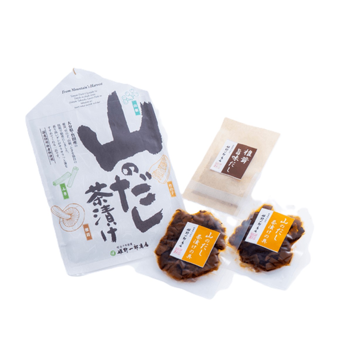 【楽天市場】お茶漬け [姫野一郎商店] 山のだし茶漬け 2食分 56g(だし茶漬けの素20g×2袋、だしパック8g×2袋) /お茶漬け お茶漬けの素 出汁 ご飯のお供 グルメ 椎茸 竹の子 ...