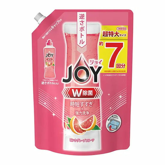 【楽天市場】P&G JOY 除菌ジョイコンパクト フロリダグレープフルーツの香り 詰め替え用 超特大 910ml 食器用洗剤 ジョイ 【m】：ニシムタ 楽天市場店