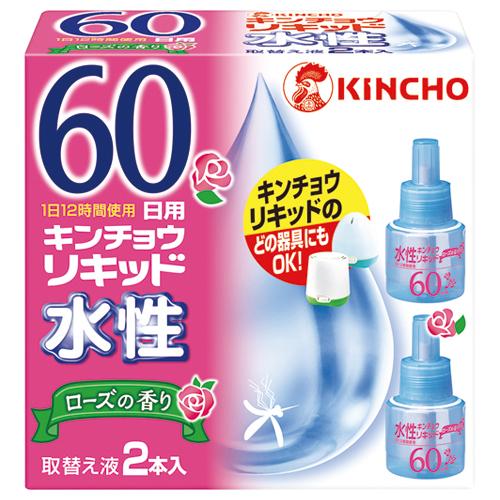 【楽天市場】大日本除虫菊(株) KINCHO 水性キンチョウリキッド コード式 蚊取り器 60日 取替液 2本入：ニシムタ 楽天市場店