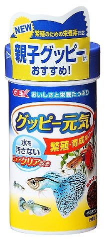 【楽天市場】GEX ジェックス グッピー元気 繁殖・育成用フード 52g：ニシムタ ペッツラブ