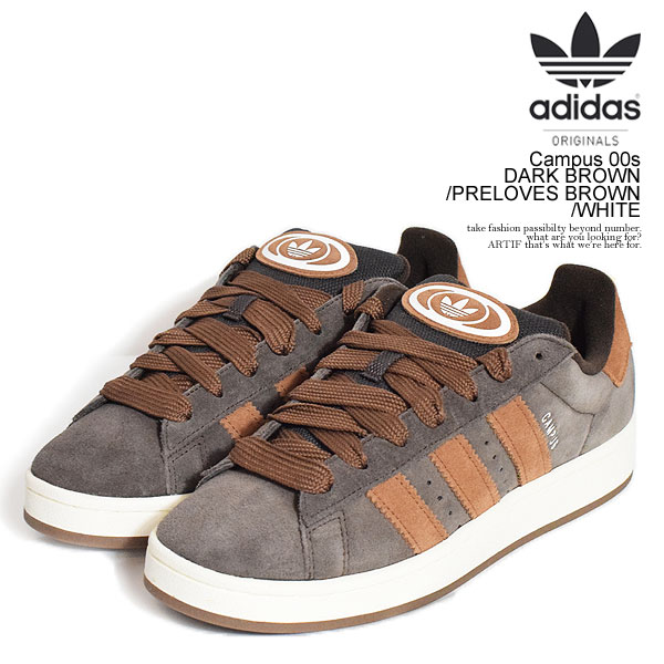 【楽天市場】アディダス オリジナルス adidas Originals Campus 00s DARK BROWN/PRELOVES ...