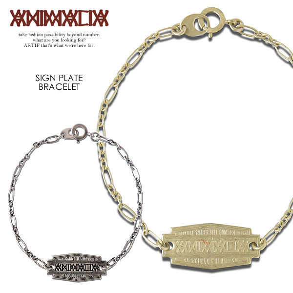【楽天市場】アニマリア ANIMALIA SIGN PLATE Bracelet animal-ac83 メンズ レディース ブレスレット ...