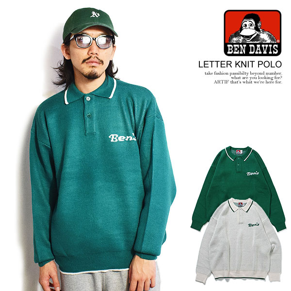 【楽天市場】40％OFF SALE セール ベンデイビス BEN DAVIS LETTERED KNIT POLO i-2780062 メンズ ...