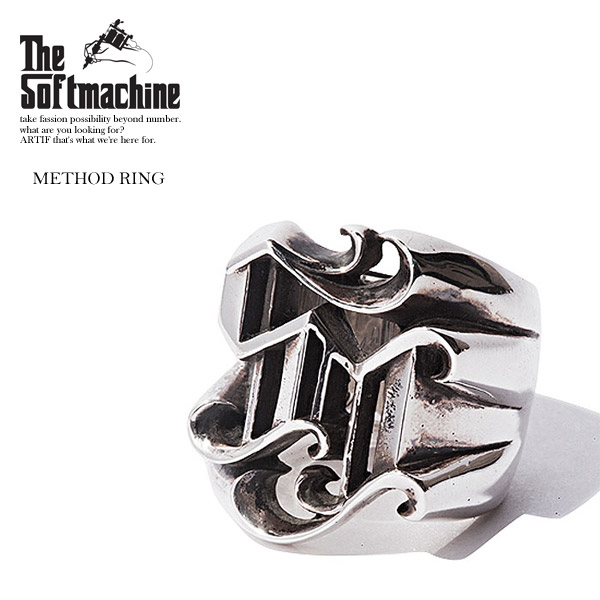 【楽天市場】【受注生産商品 (3週間～1ヶ月)】 ソフトマシーン SOFTMACHINE METHOD RING soft20sm-methodr メンズ レディース リング 送料無料 ...