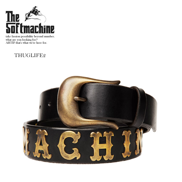 【楽天市場】ソフトマシーン SOFTMACHINE THUG LIFE2 soft20sm-thugbl メンズ レディース ベルト 送料無料：nisky