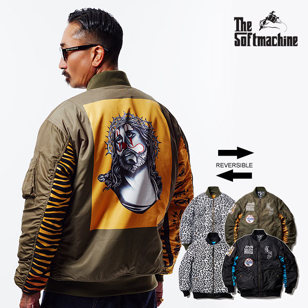 【楽天市場】2024 秋冬 先行予約 11月～12月入荷予定 ソフトマシーン SOFTMACHINE FLASHBACK JK(RIVERSIBLE MA-1 TYPE JK ...