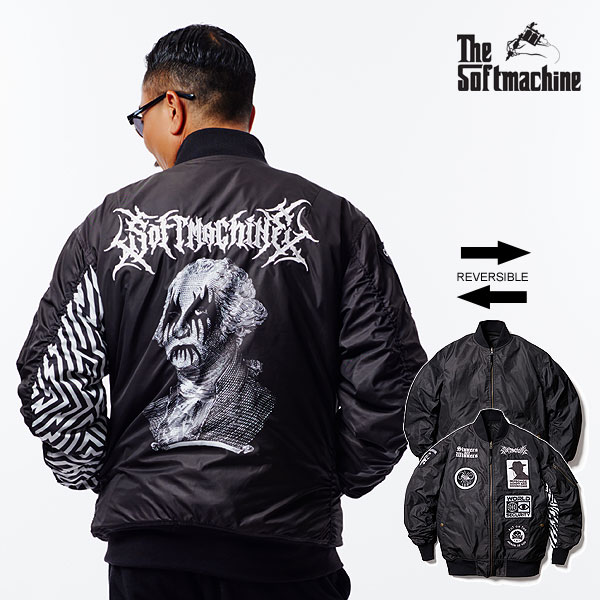 【楽天市場】20%OFF SALE セール ソフトマシーン SOFTMACHINE MAVERICK JK(RIVERSIBLE MA-1 TYPE JK) soft24aw-mavjk ...