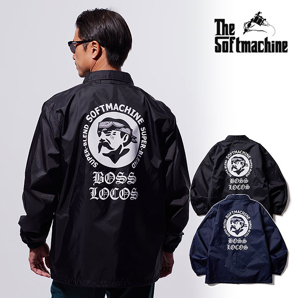 【楽天市場】30％OFF SALE セール ソフトマシーン SOFTMACHINE BOSS LOCOS JK(COACH JACKET) soft25sv-bossjk メンズ ジャケット ...