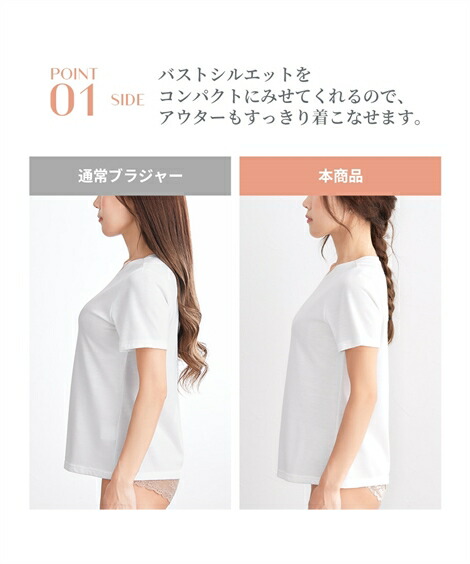 【楽天市場】【期間限定クーポン有】 ブラジャー (D70-F80) 小胸 メイク ブラジャー チイサクシヤ ニッセン nissen 女性 下着 レディース ブラ 小さく見せる シンプル 黒 ...