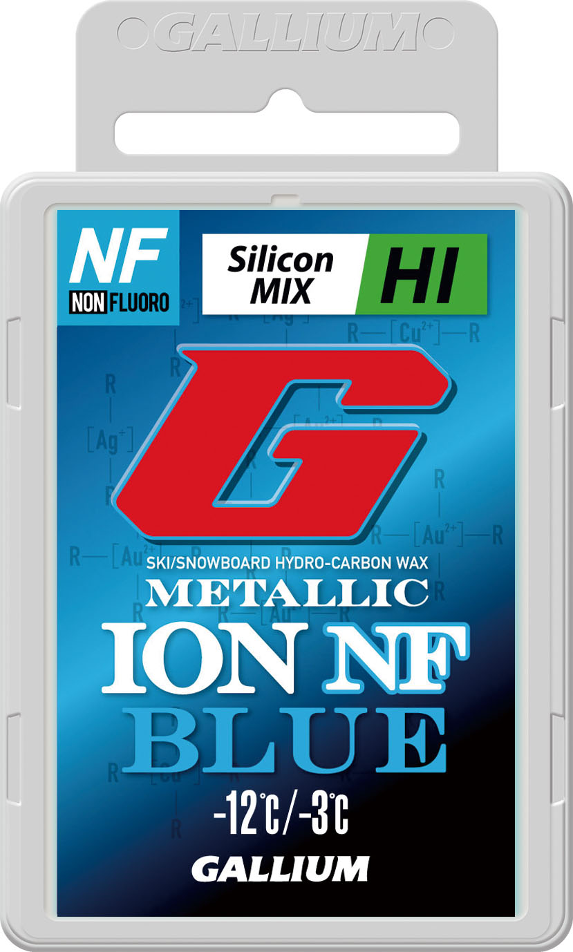 【楽天市場】ガリウム GALLIUM METALLIC ION NF BLUE(50g) GS5014 ノーフッ素ワックス レーシングワックス ...