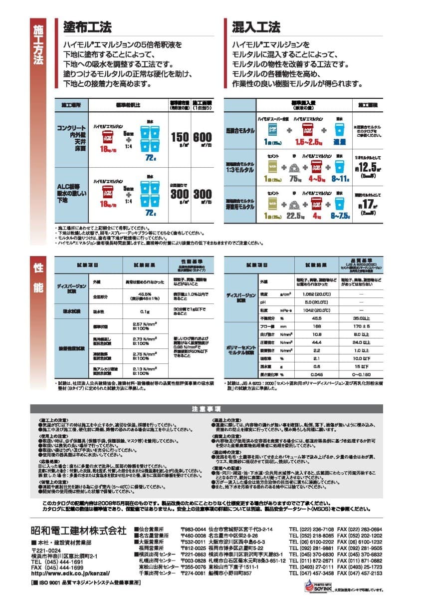 【楽天市場】昭和電工 ハイモルエマルジョン（ペタルスEV-300） 18kg／缶：日曜左官エムケー工芸 楽天市場店