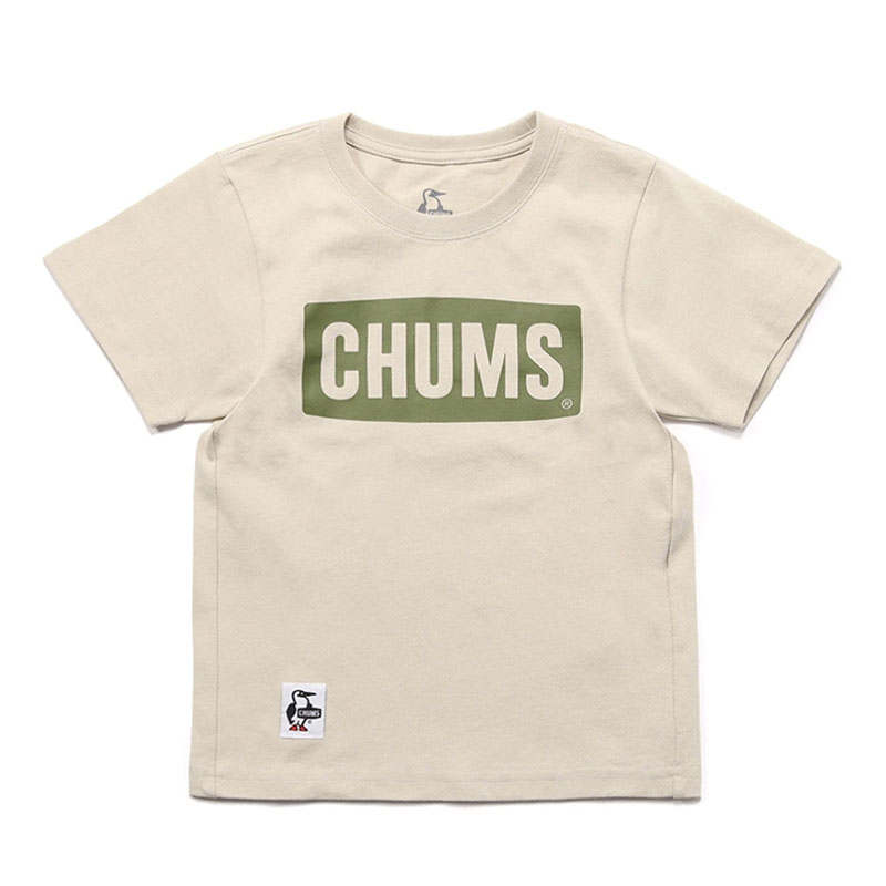 【楽天市場】チャムス CHUMS キッズ ジュニア ロゴTシャツ 半袖 コットンT グレージュ/カーキ CH21-1280 90 100 110 120 130 25春夏 【FWSL】【RR ...