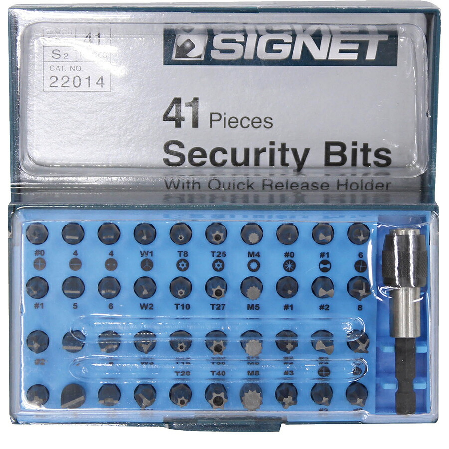 【楽天市場】シグネット 41PCS クイックリリースヒﾞットセット 22014：NLAセレクト