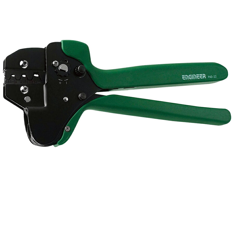 【楽天市場】エンジニア(ENGINEER) ダイス交換式ラチェットクリンパー PAD-22：NLAセレクト