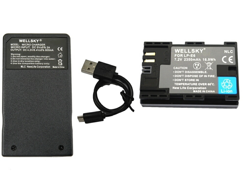 【楽天市場】lp E6 Lp E6n Lp E6nh 互換バッテリー 1個 And [ 超軽量 ] Usb Type C 急速 互換充電器
