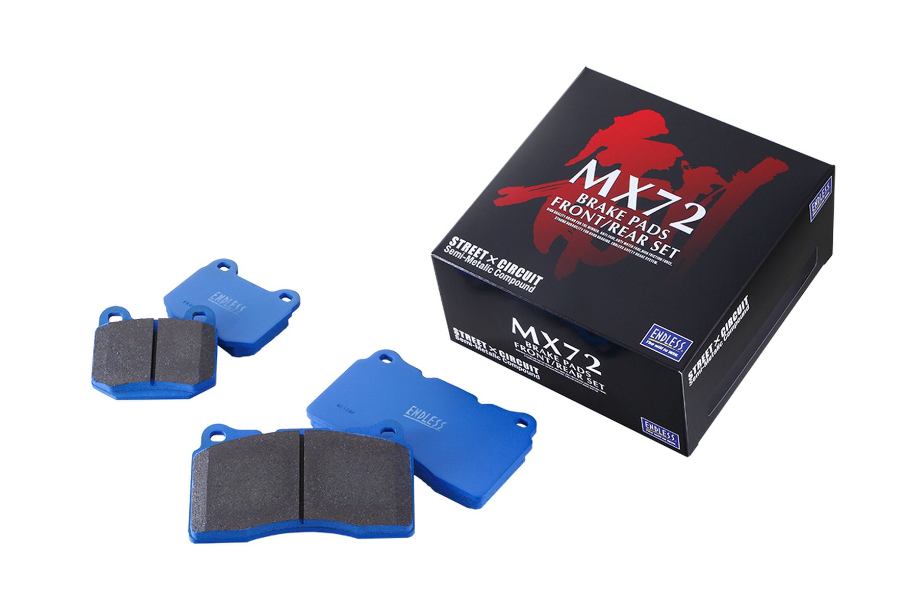 【楽天市場】エンドレス MX72 ステップワゴン RG1 RG2 RG3 RG4 H17.5～H21.10 2000～2400cc 前後セット ...