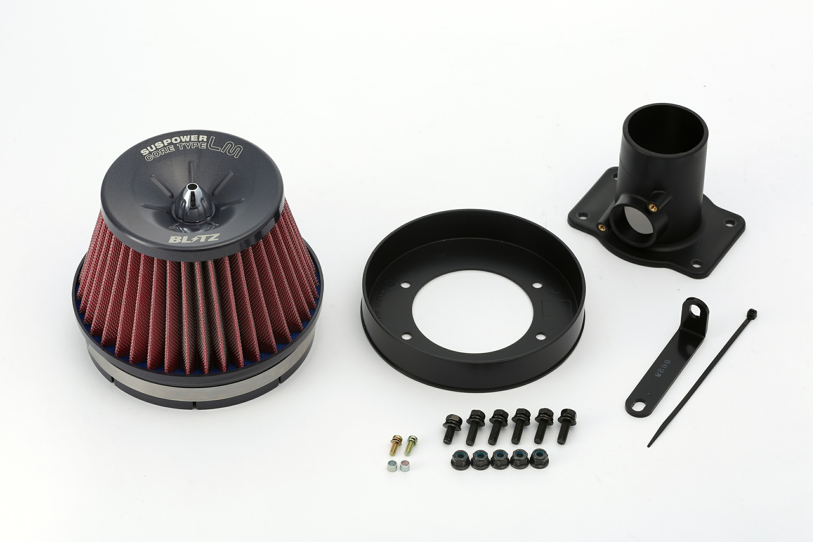 【楽天市場】BLITZ SUS POWER CORE TYPE LM RED トヨタ カローラフィールダー COROLLA FIELDER ...