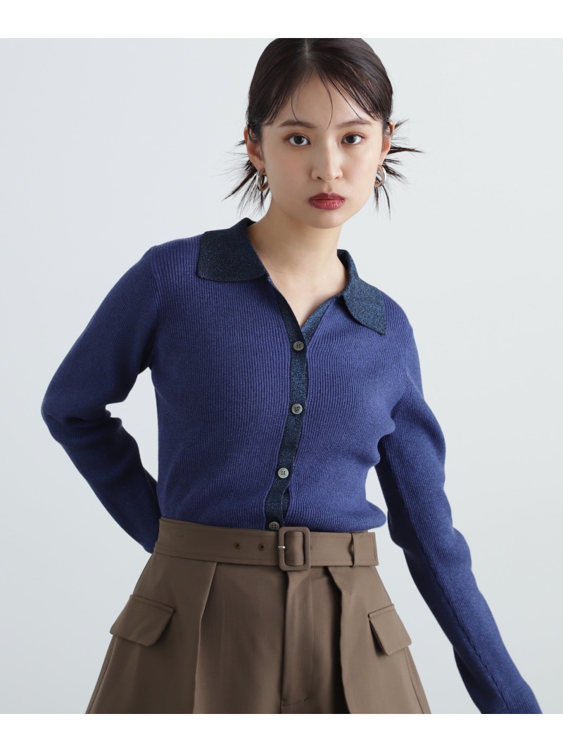 【楽天市場】【SALE／50%OFF】ラメリブポロニット《レッド:official site・一部店舗限定》 N. Natural Beauty Basic エヌ ナチュラルビューティー ...