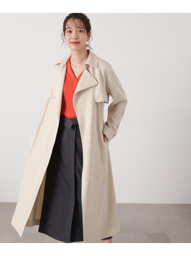 【楽天市場】【SALE／50%OFF】とろみガウントレンチコート《S Size Line》 N. Natural Beauty Basic エ ...