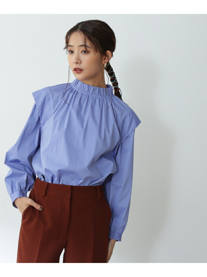 【楽天市場】ラッフルネックショルダータックブラウス N. Natural Beauty Basic エヌ ナチュラルビューティーベーシック ...