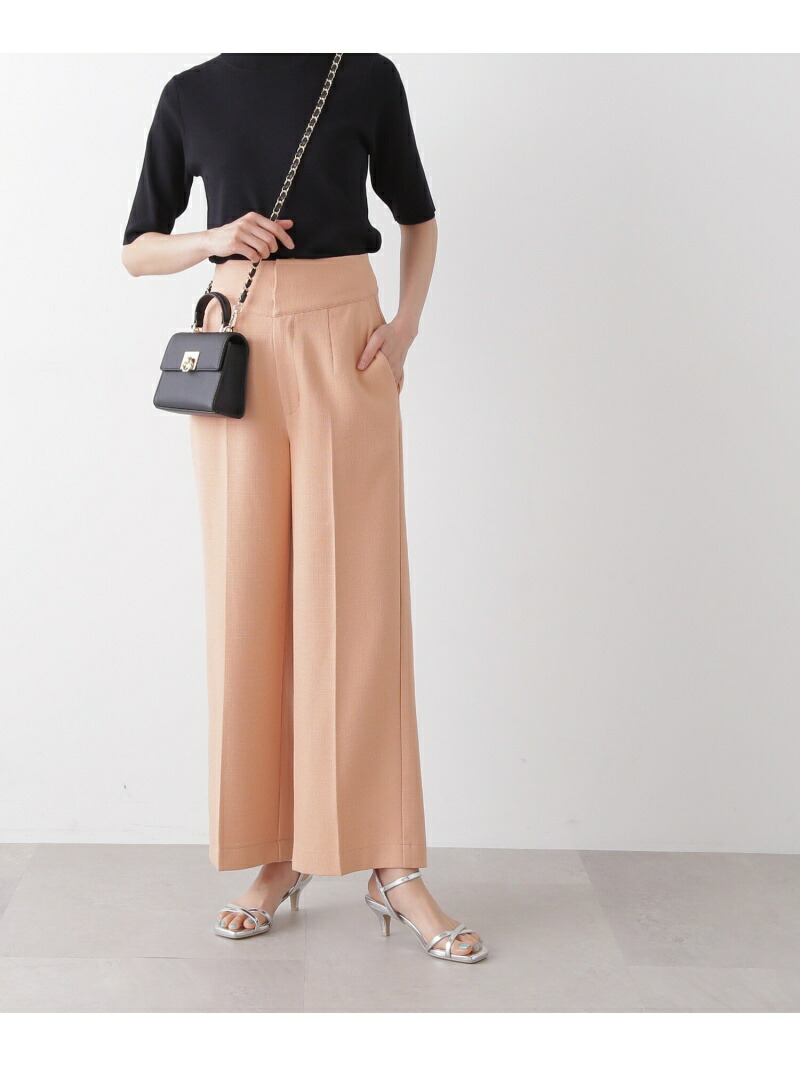 【楽天市場】【SALE／60%OFF】ハイウエスト切替ストレートパンツ N. Natural Beauty Basic エヌ ナチュラルビューティーベーシック* パンツ その他のパンツ ピンク ...