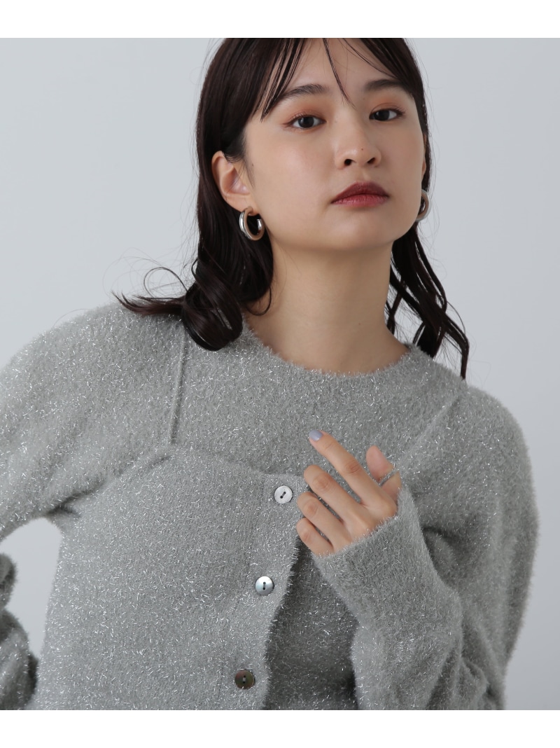 【楽天市場】ラメフェザービスチェニットセット N. Natural Beauty Basic エヌ ナチュラルビューティーベーシック* トップス ニット グレー ピンク ネイビー【先行予約 ...