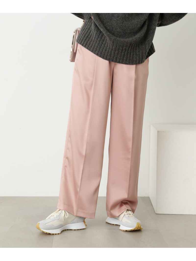 【楽天市場】【SALE／50%OFF】センタープレスサテントラウザーパンツ N. Natural Beauty Basic エヌ ナチュラルビューティーベーシック* パンツ その他のパンツ ...