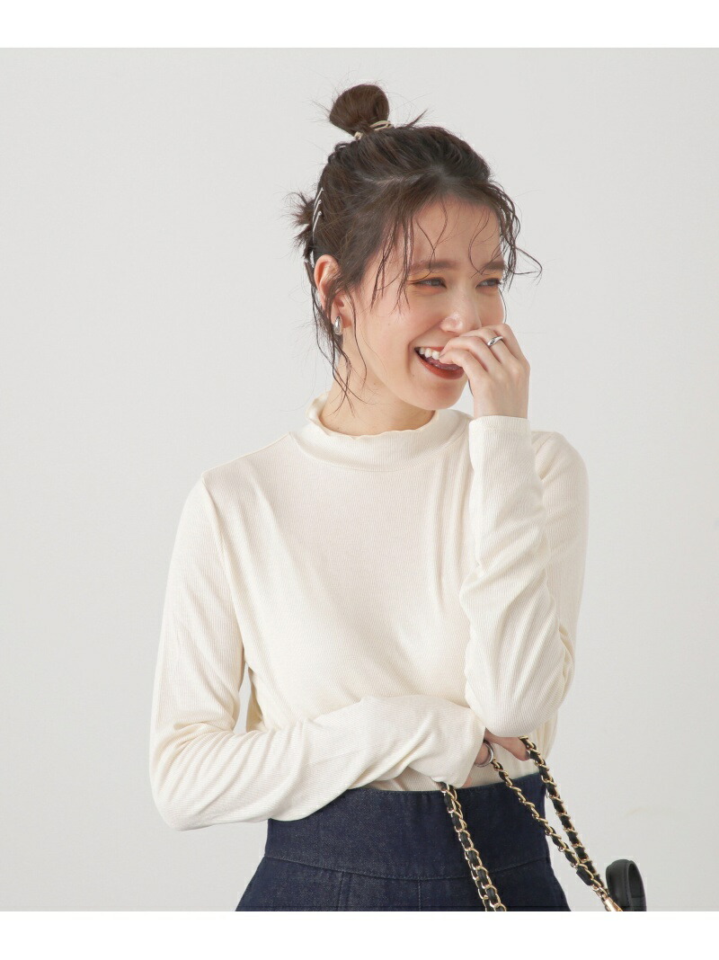 【楽天市場】ボトルネックカットソー N. Natural Beauty Basic エヌ ナチュラルビューティーベーシック* トップス カットソー・Tシャツ ブラック ホワイト イエロー【送料 ...
