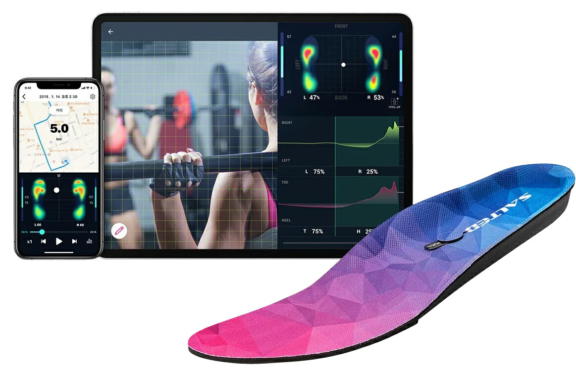 【楽天市場】トレーニング用インソール型足圧計 SALTED SMART INSOLE（ソルティドスマートインソール）：Nobby Tech Online Shop