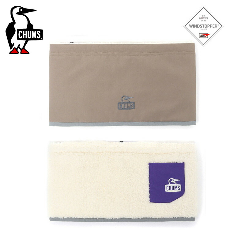 【楽天市場】CHUMS チャムス Elmo Gore-Tex WINDSTOPPER Reversible Neck Warmer エルモ ...