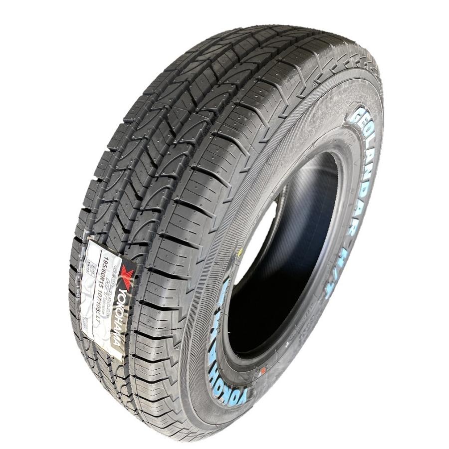 【楽天市場】限定 ヨコハマ ジオランダー H/T G056 195/80R15 107/105L ホワイトレター 4本 22年製 【送料無料】 195/80-15 新品 4本セット ヤ1 ...