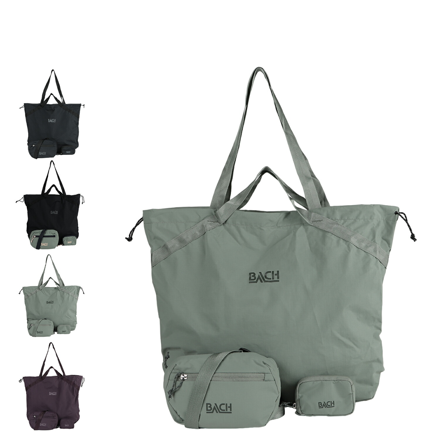【楽天市場】BACH バッハ ITSY BITSY 25L TOTE BAG SET WALLET and POUCH 3pcs トートバッグ ...