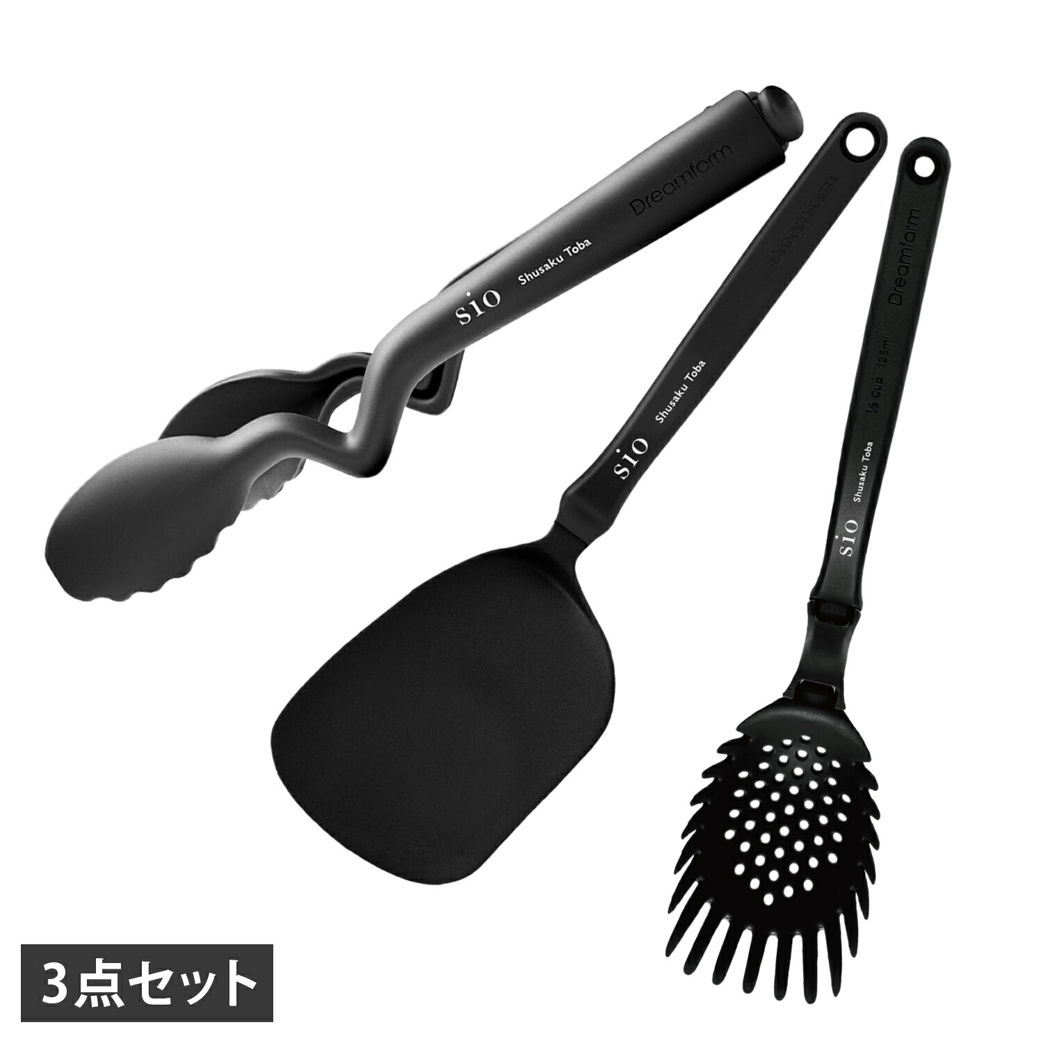 【楽天市場】Dreamfarm Sio Clongs Light Holey Spadle ドリームファーム ターナー トング パスタレードル ...