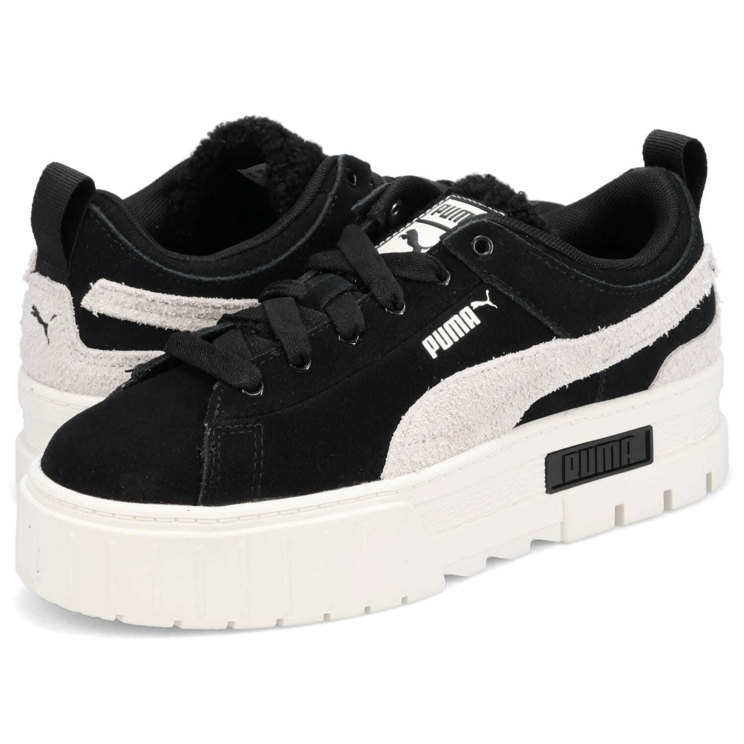 【楽天市場】PUMA MAYZE TEDDY プーマ スニーカー メイズ テディ レディース 厚底 ブラック 黒 386641：ALLSPORTS