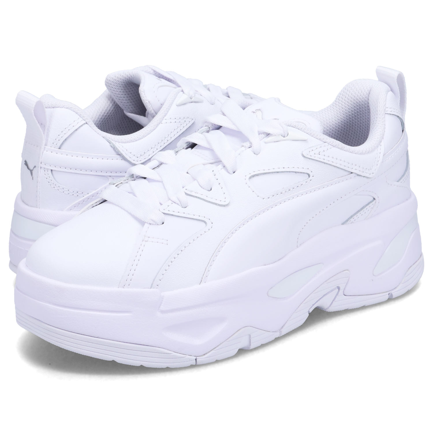 【楽天市場】PUMA BLSTR DRESSCODE WMNS プーマ スニーカー ブラスター ドレスコード レディース 厚底 ホワイト ...