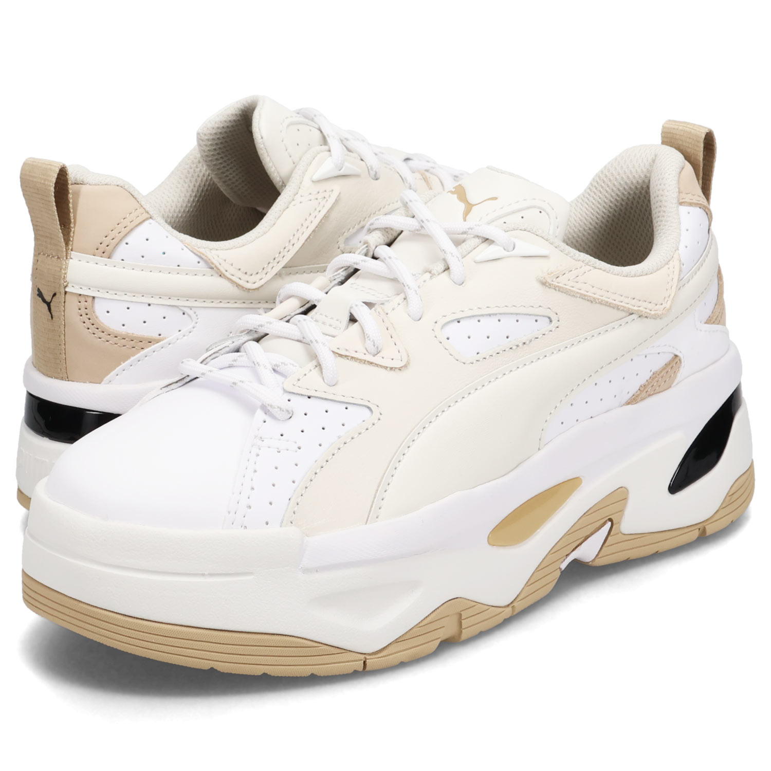 【楽天市場】PUMA WNS BLSTR プーマ スニーカー ウィメンズ ブラスター メンズ レディース 厚底 ホワイト 白 395276 ...