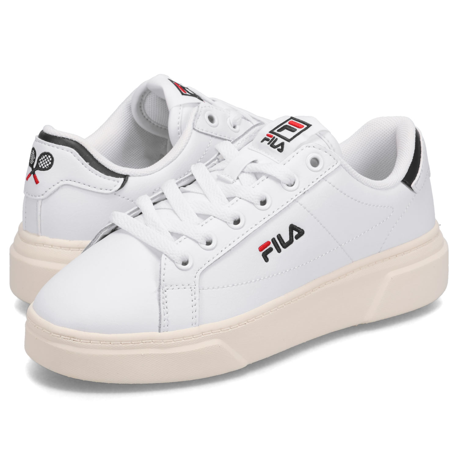 【楽天市場】FILA COURT PLUMPY FEATHERY フィラ スニーカー コート プランピー フェザリー レディース 厚底 ...