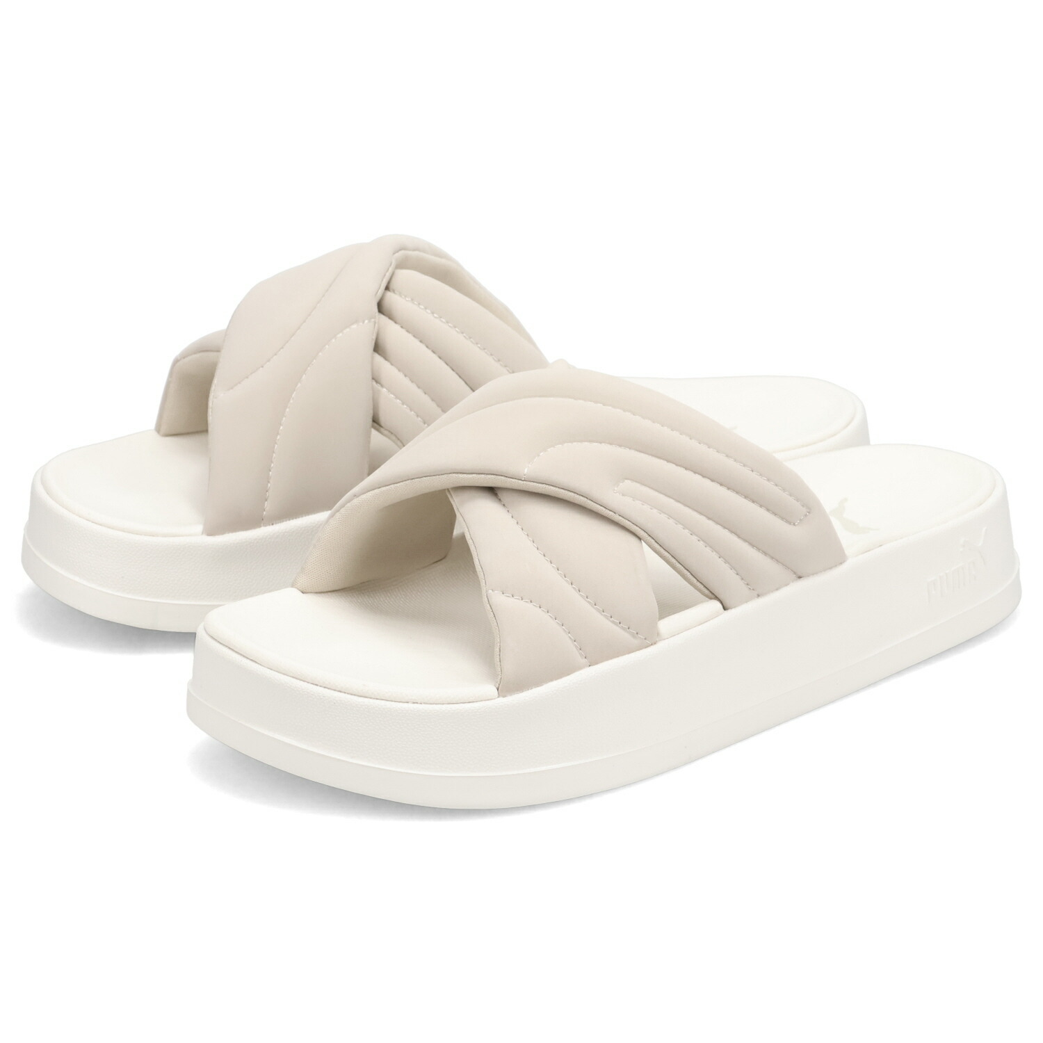 【楽天市場】PUMA LEADCAT PLATFORM プーマ サンダル スライドサンダル リードキャット プラットフォーム レディース 厚底 ...