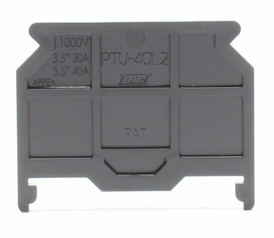 【楽天市場】【在庫有】端子台PTUシリーズ用側板(レール取付型) PTU-40L2 東洋技研 TOGI 在庫数量表示：NOEX Kpn Direct