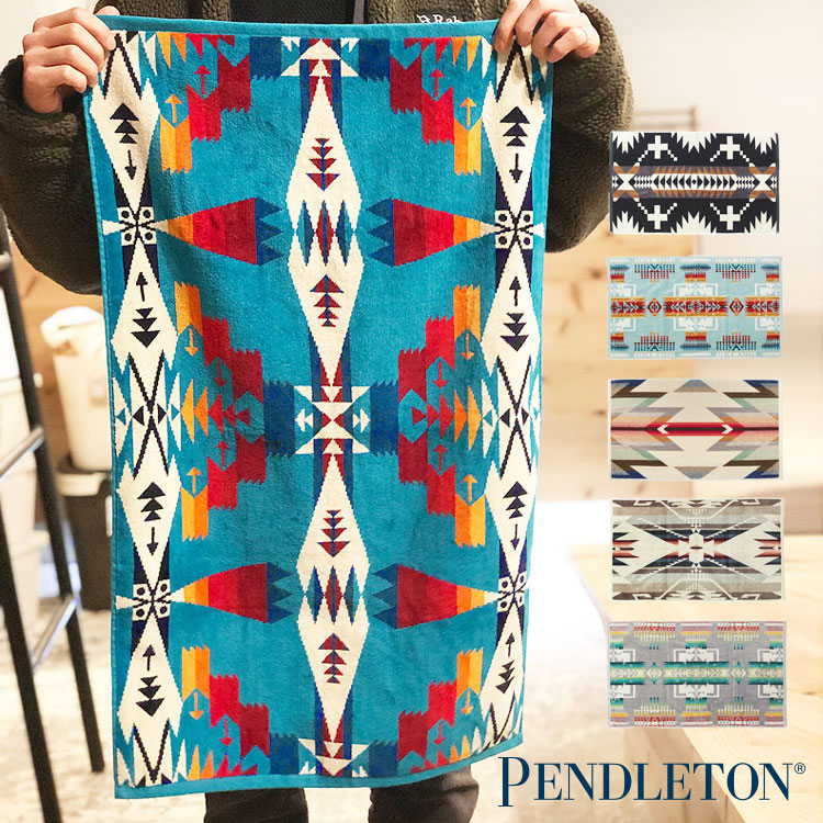 【楽天市場】【ペンドルトン/PENDLETON】Iconic Jacquard Towels Hand（アイコニックジャガードハンドタオル）[XB219]：イルビゾンテ正規取扱店 ノワ