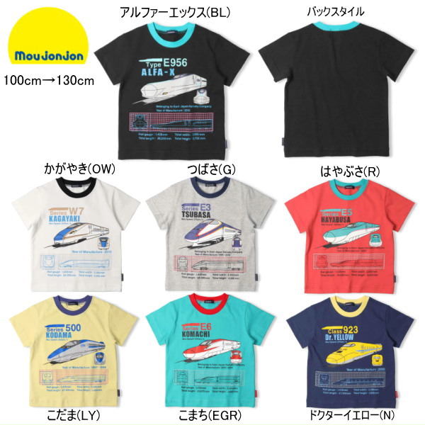 【楽天市場】新幹線 半袖Tシャツ セール20％OFF ムージョンジョン moujonjon こまち はやぶさ ドクターイエロー JR 電車 男の子 【メール便限定送料無料】：e-子供服ノン