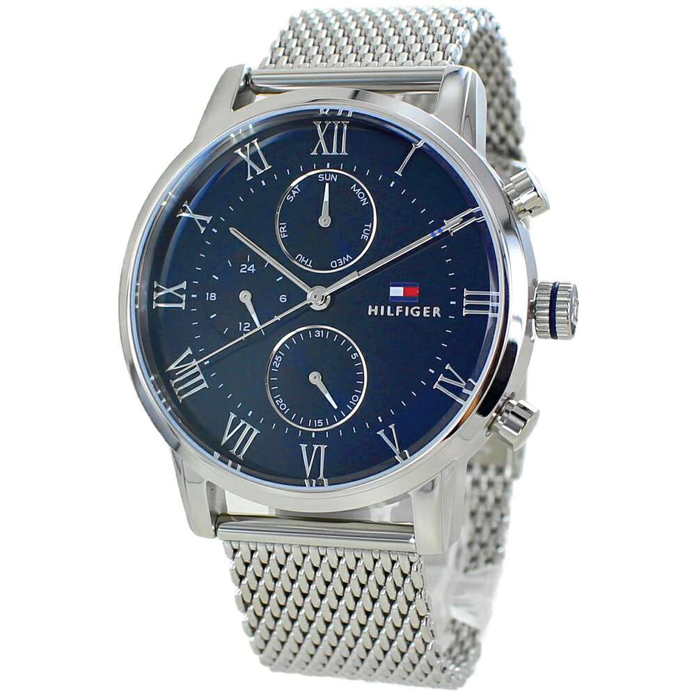 【楽天市場】トミーヒルフィガー 腕時計 手表 メンズ 父の日 シンプル ダークブルー 文字盤 メンズ腕時計 かっこいい腕時計 おしゃれな ...
