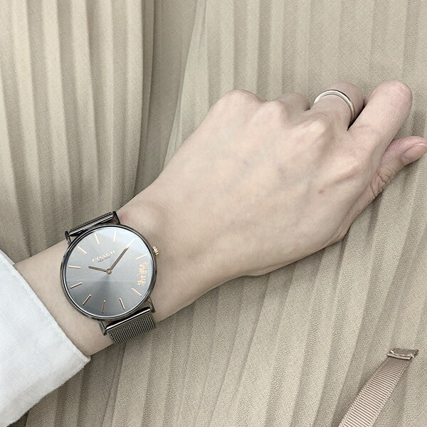 【楽天市場】コーチ 腕時計 レディース ペリー コレクション 当店 コーチ 時計 ランキング 1位 メッシュブレスレット 選べるカラー 彼女 ...