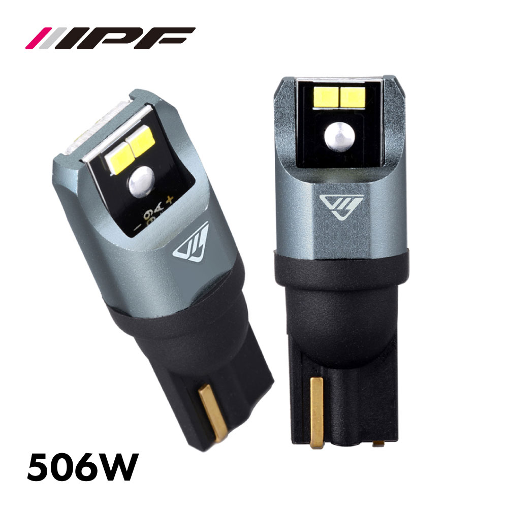 【楽天市場】506W LEDポジションバルブ 506W 200lm 12V・24V車対応ウェッジ・6200K IPF：Norauto【ノル ...